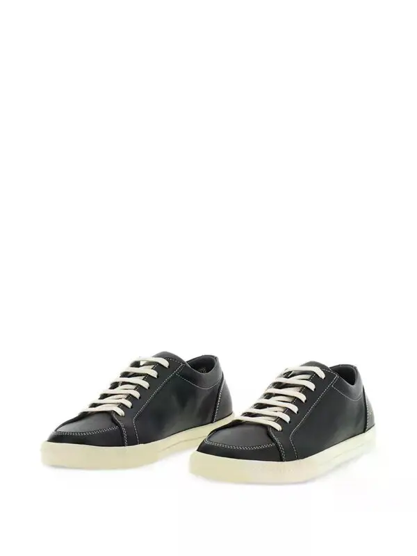 COMMON PROJECTS Contrast-stitch Leather Sneakers - Black