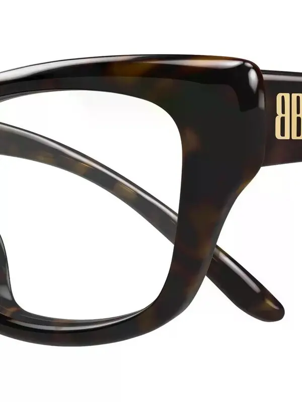 Balenciaga Bb Tortoiseshell-effect Glasses