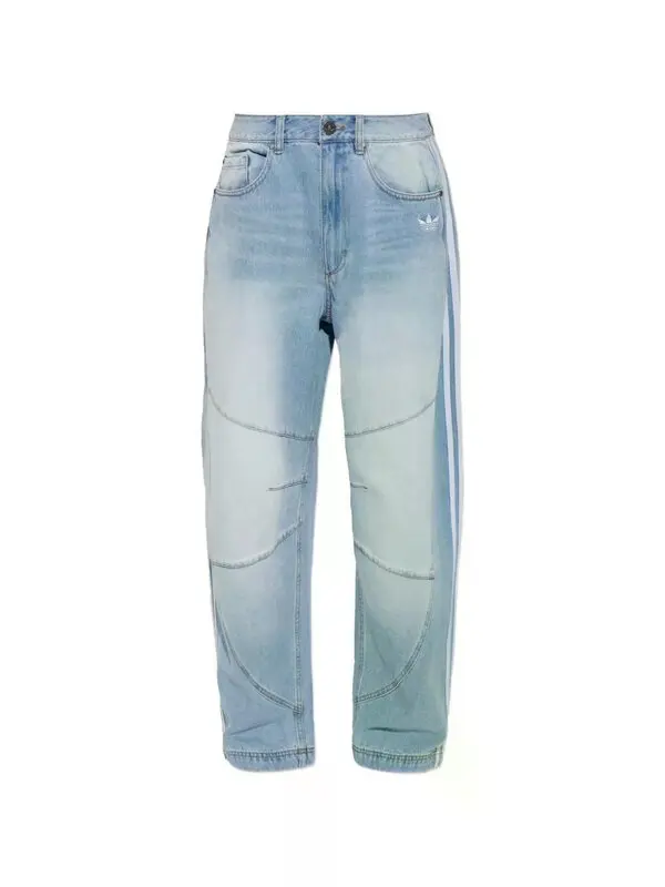 Adidas Side-stripe Tapered Jeans