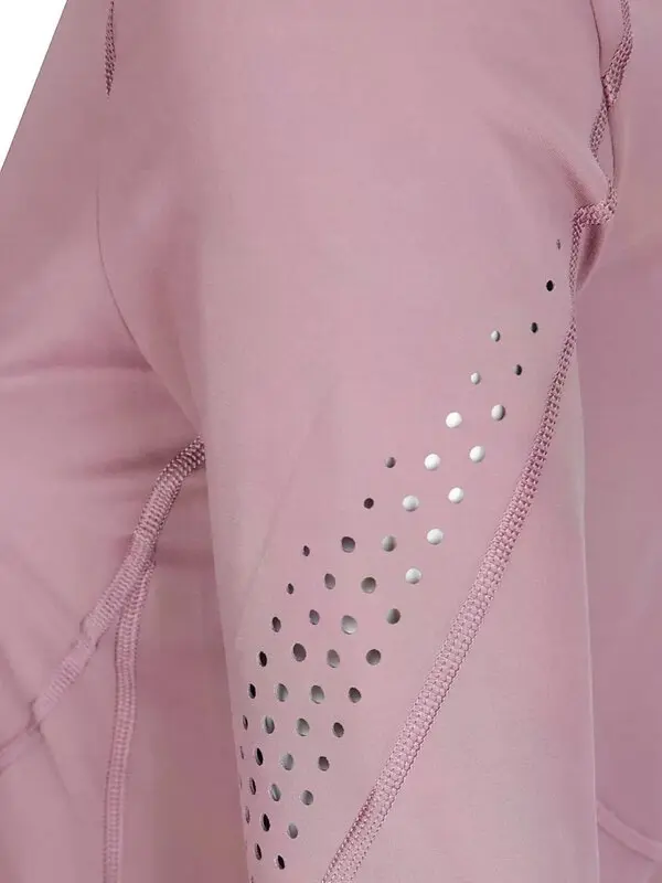 Adidas Perforated-detail Zip-up Jacket - Pink