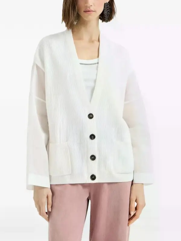 Brunello Cucinelli Ribbed Cotton Cardigan