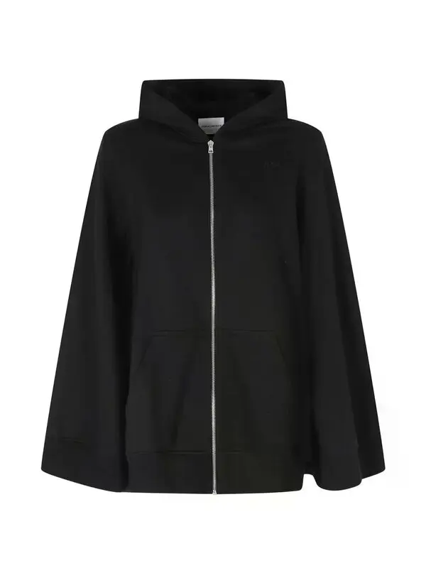 7 For All Mankind Hooded Zip-up Cape