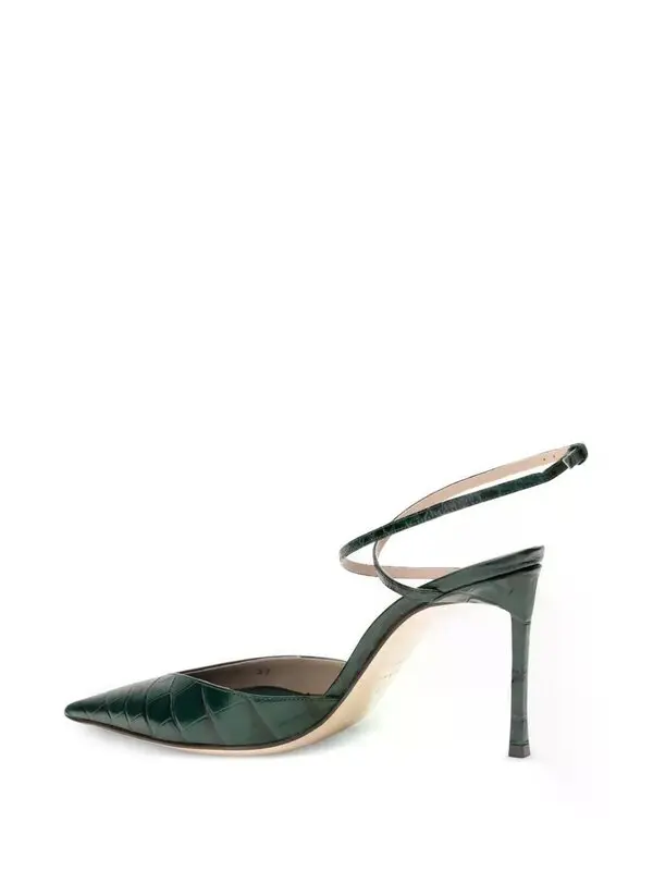 TOM FORD Croc-effect Leather Pumps