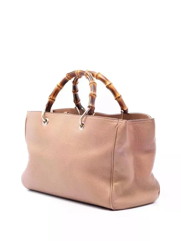 Gucci 2016-2026 Medium Calfskin Bamboo Shopper Satchel