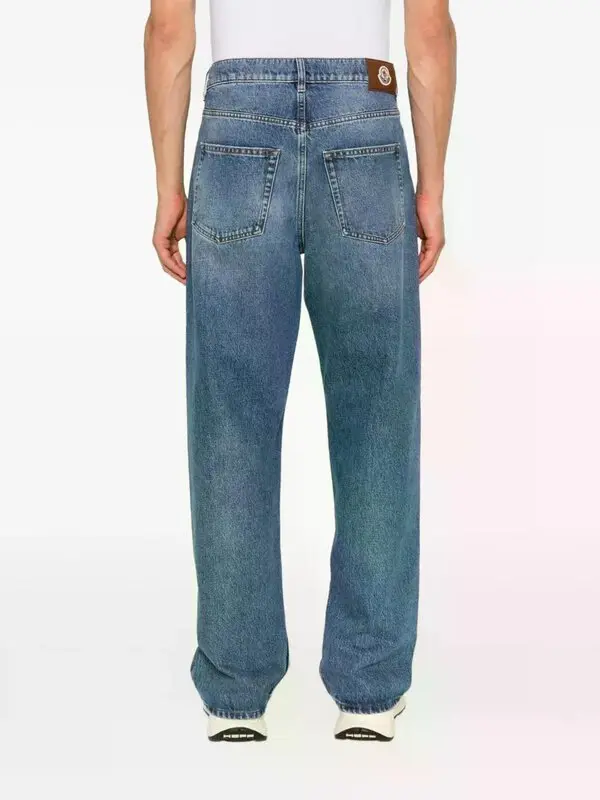 Moncler Straight Leg Denim Jeans