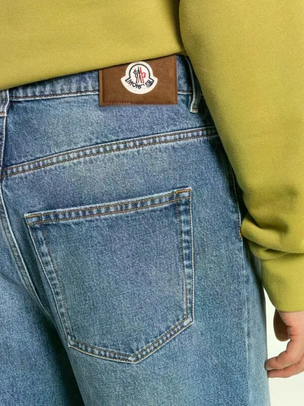 Moncler Straight Leg Denim Jeans