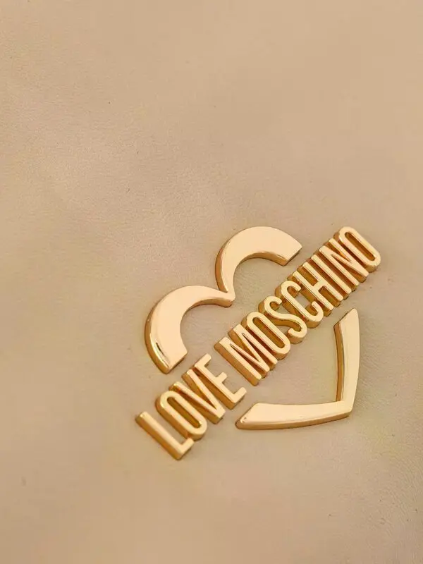 Moschino Logo-plaque Knotted Shoulder Bag