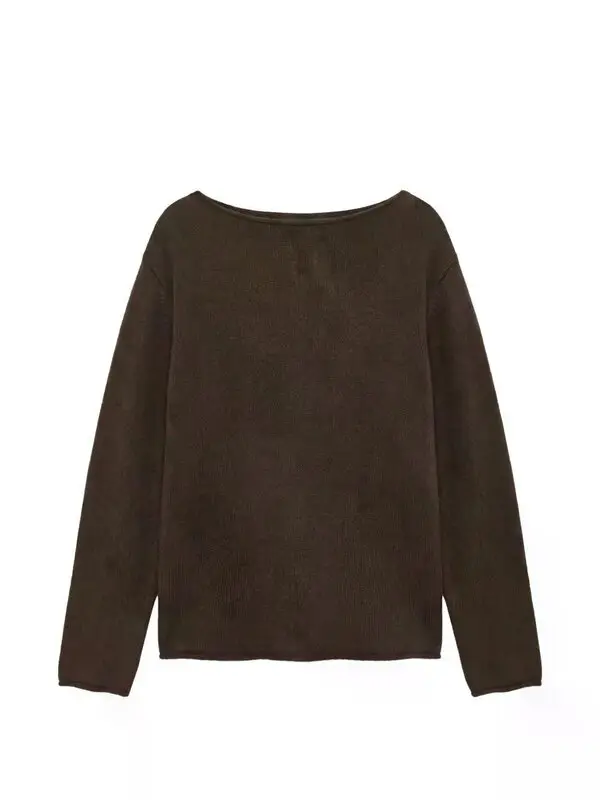 REFORMATION Marine Boat-neck Sweater
