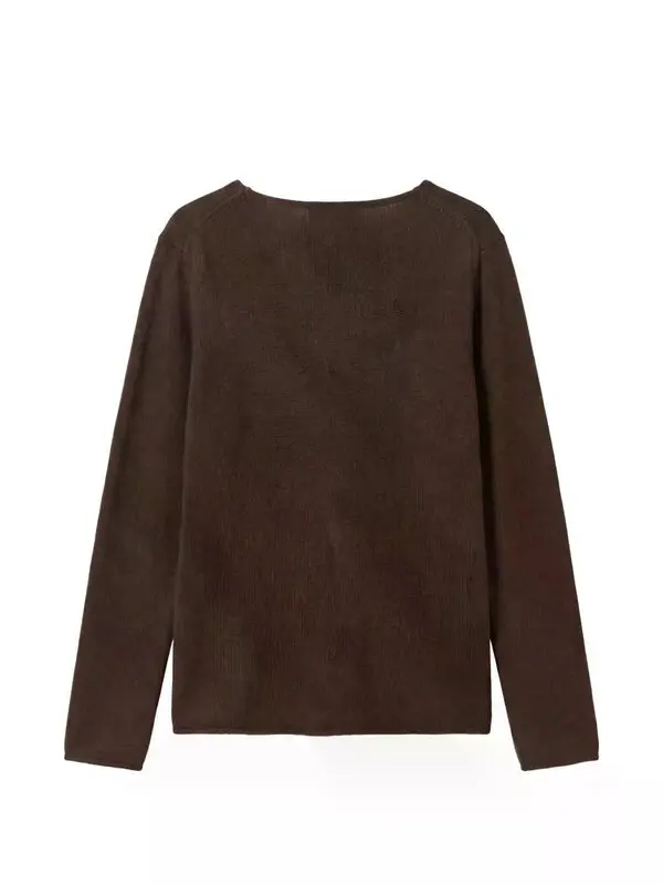 REFORMATION Marine Boat-neck Sweater