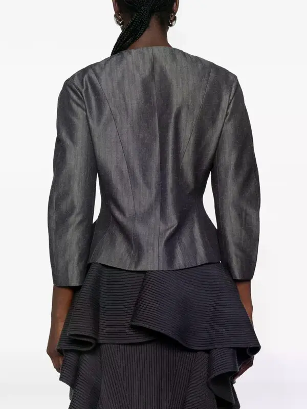 Jacquemus Pinstripe-pattern Peplum Jacket
