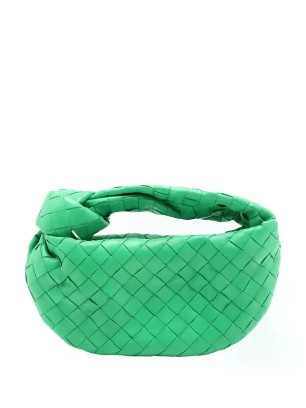 Bottega Veneta 2012-2026 Mini Nappa Intrecciato Jodie Hobo Bag - Green