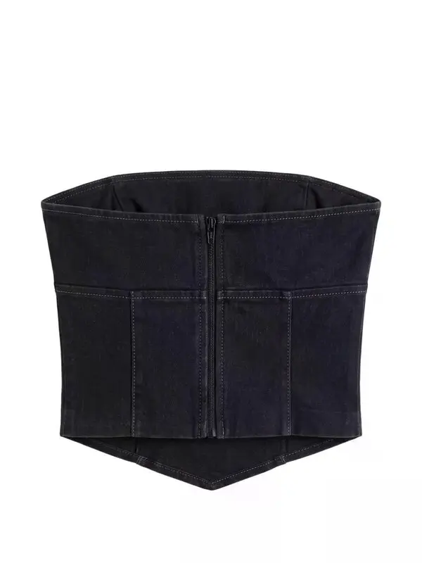 REFORMATION Kamila Denim Top