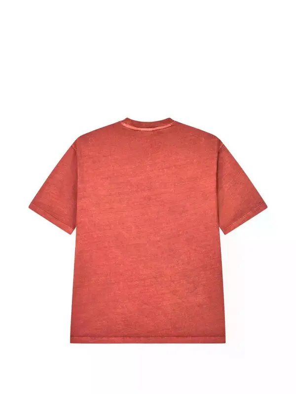 Armani Exchange Garment-dyed Logo-print Cotton T-shirt