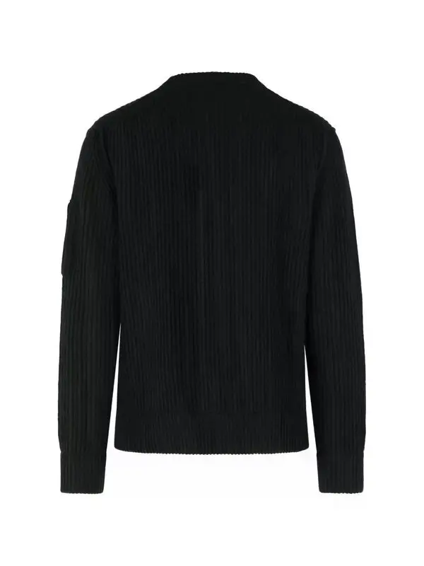 C.P. COMPANY Lens-detail Ribbed-knit Sweater