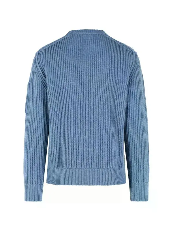 C.P. COMPANY Lens Ribbed-knit Sweater