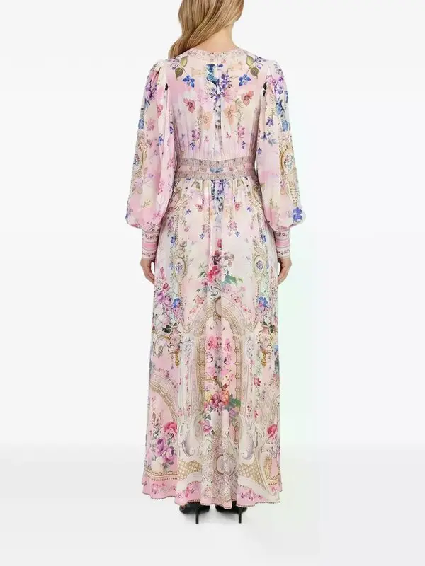 Camilla Palatial Pastels Crystal-embellished Maxi Dress