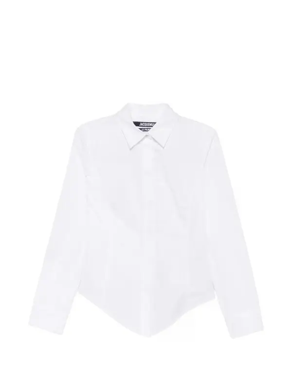 Jacquemus Pointed-hem Shirt