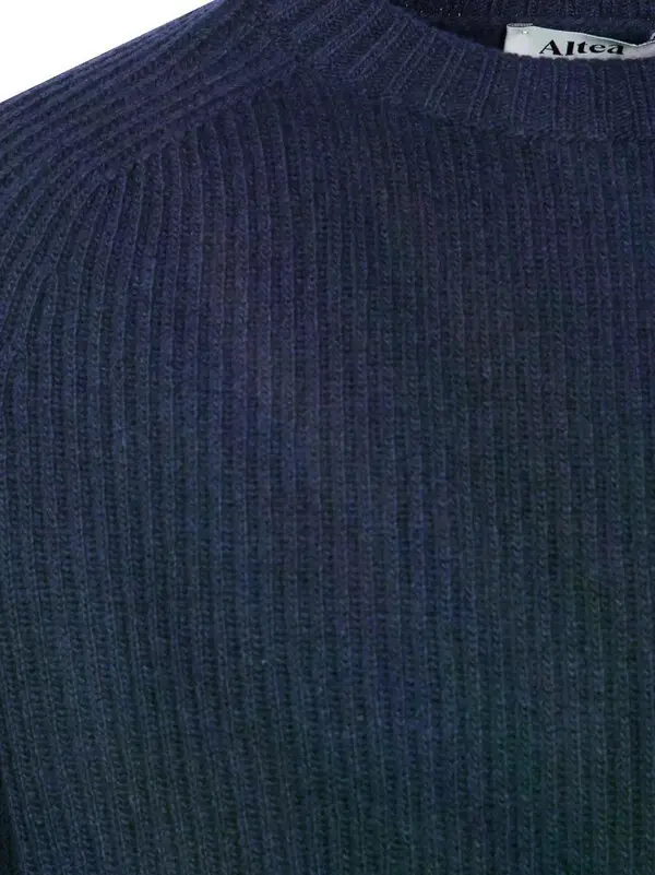 Altea Ribbed-knit Raglan-sleeve Sweater