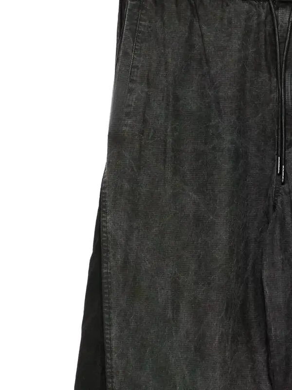 JUUN.J Faded-effect Drawstring Track Pants