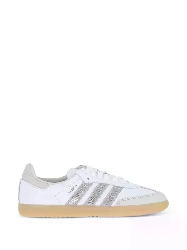 Adidas Samba Og Crystal-embellished Sneakers - White