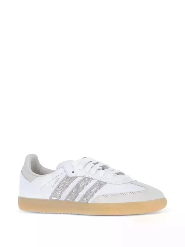 Adidas Samba Og Crystal-embellished Sneakers - White