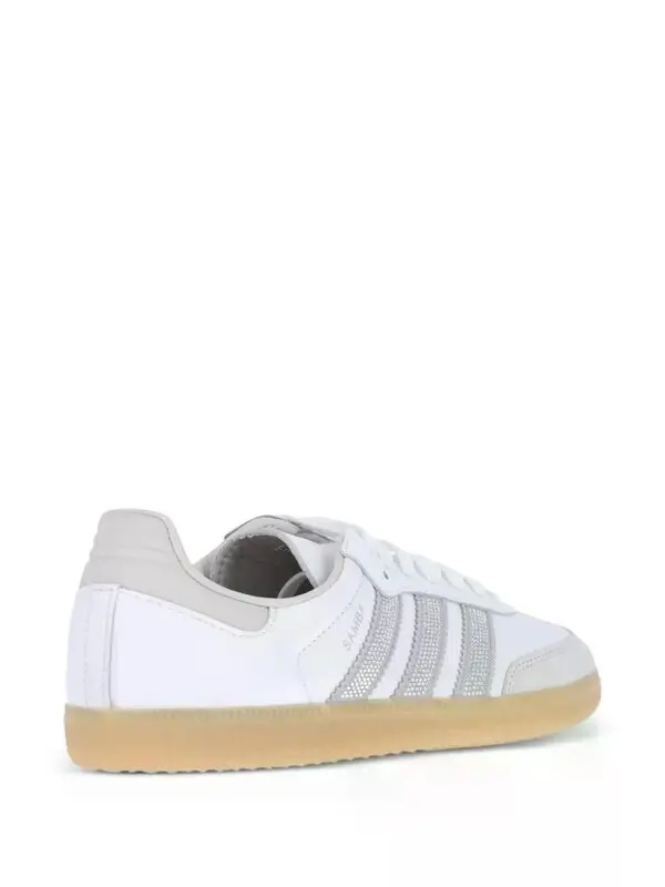 Adidas Samba Og Crystal-embellished Sneakers - White