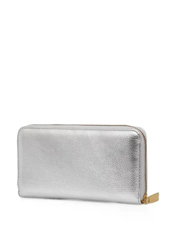 Lola Casademunt Logo-plaque Pebbled-effect Wallet