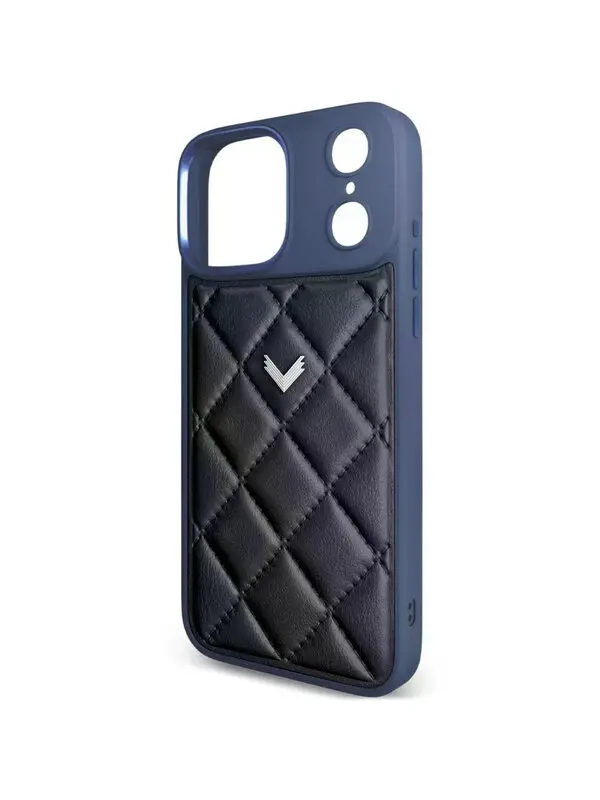 VELANTE Quilted Leather Iphone 17 Pro Phone Case
