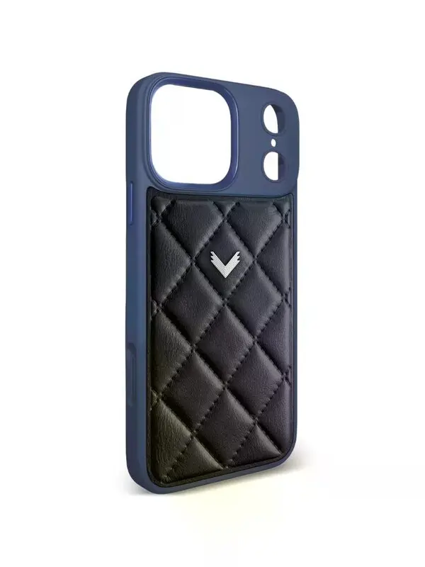 VELANTE Quilted Leather Iphone 17 Pro Phone Case