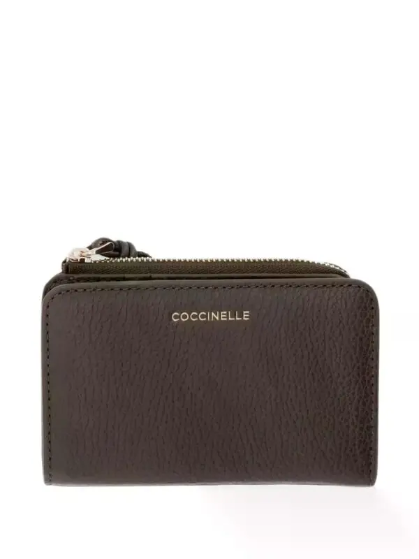 COCCINELLE Small Metallic Leather Wallet