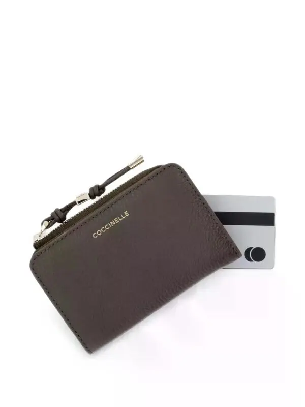 COCCINELLE Small Metallic Leather Wallet