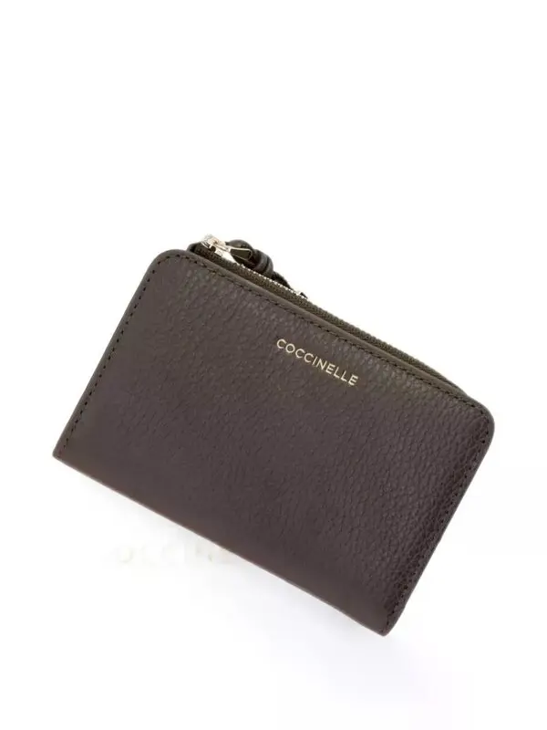 COCCINELLE Small Metallic Leather Wallet