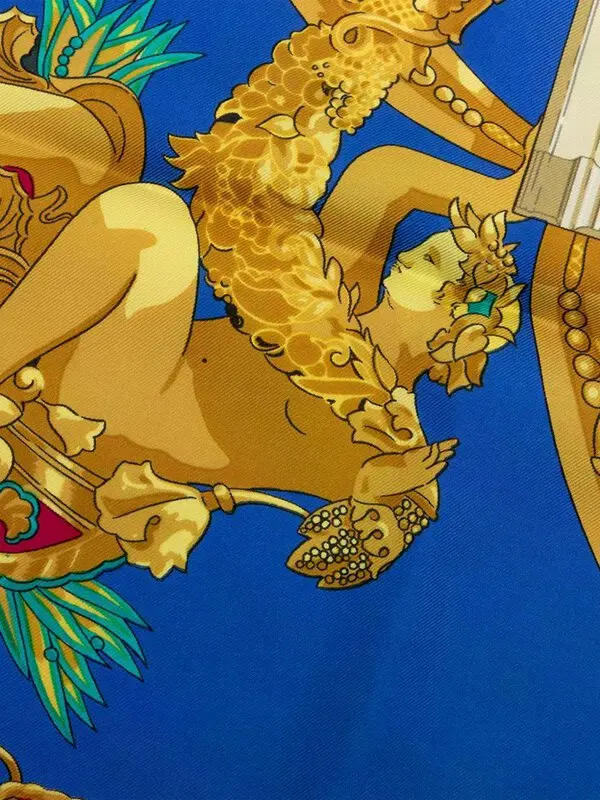 Hermès 1990-2010 Hommage A Charles Garnier Silk Scarf 90 Scarves