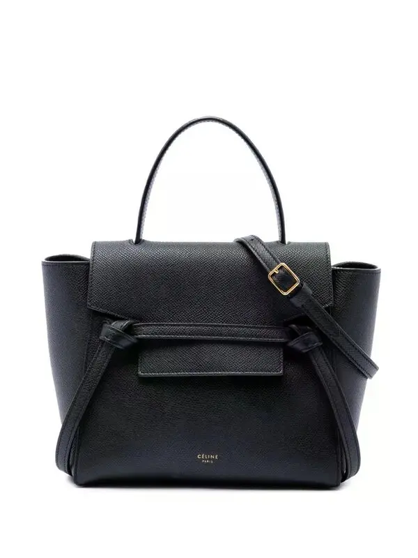 Celine 2015-2025 Nano Grained Calfskin Belt Bag Satchel