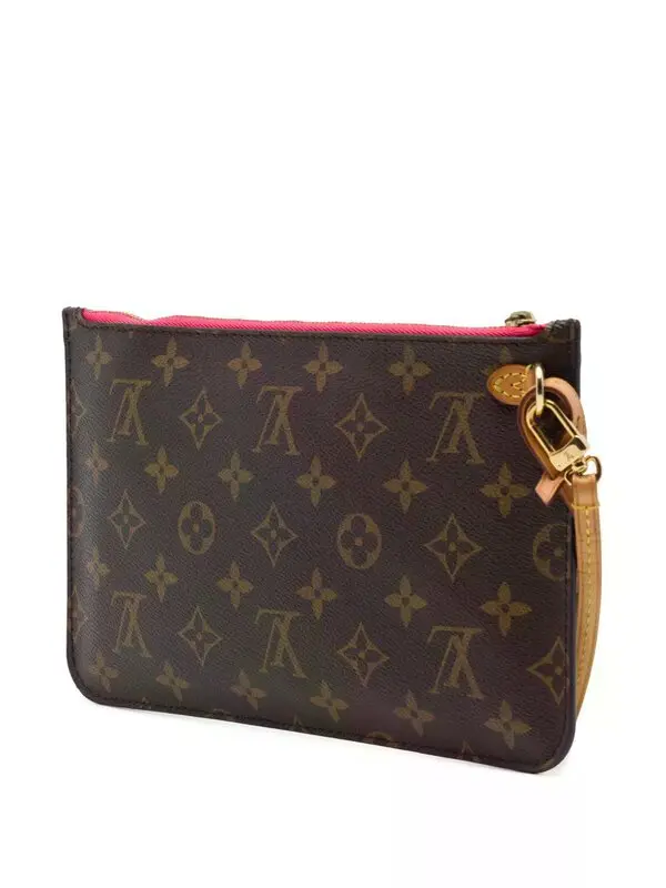 LOUIS VUITTON 2015 Monogram Neverfull Mm Pouch