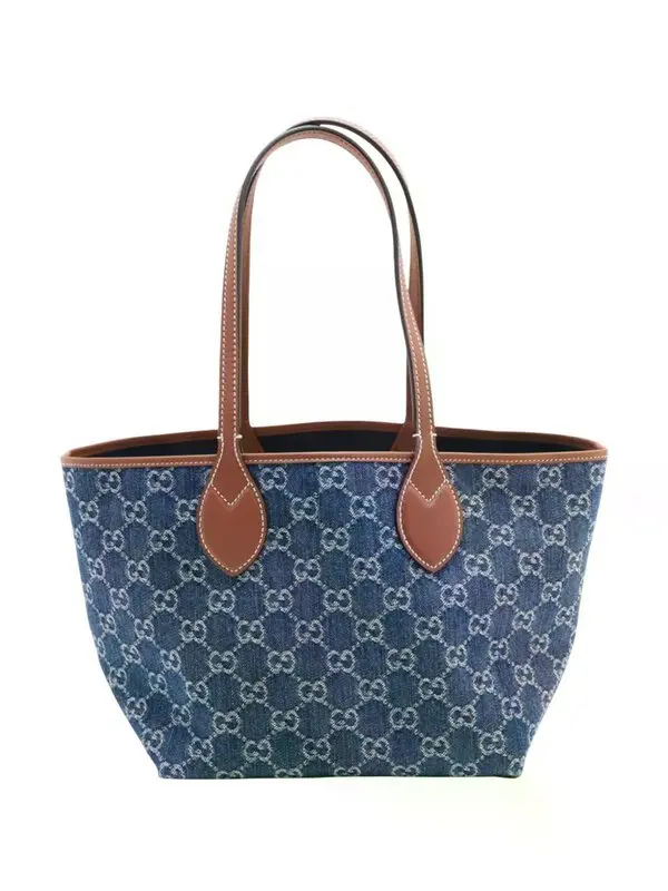 Gucci 2016-2026 Gg Denim Tote Bag