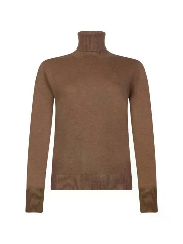 Max Mara Elbow-patch Roll-neck Sweater
