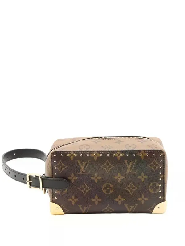 LOUIS VUITTON 2021-2026 Monogram Locker Dopp Kit Trunk Clutch Bag