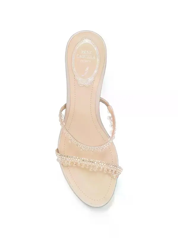 Rene Caovilla 85mm Taylor Wedge Sandals