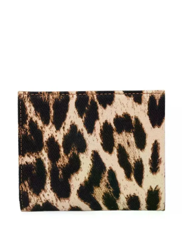 Lola Casademunt Leopard-print Logo-plaque Wallet