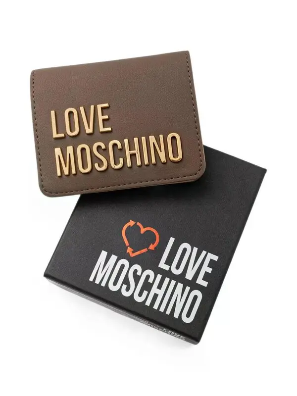 Moschino Logo-plaque Bifold Wallet