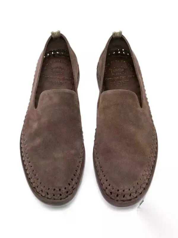 Officine Creative Miles 002 Woven-trim Loafers