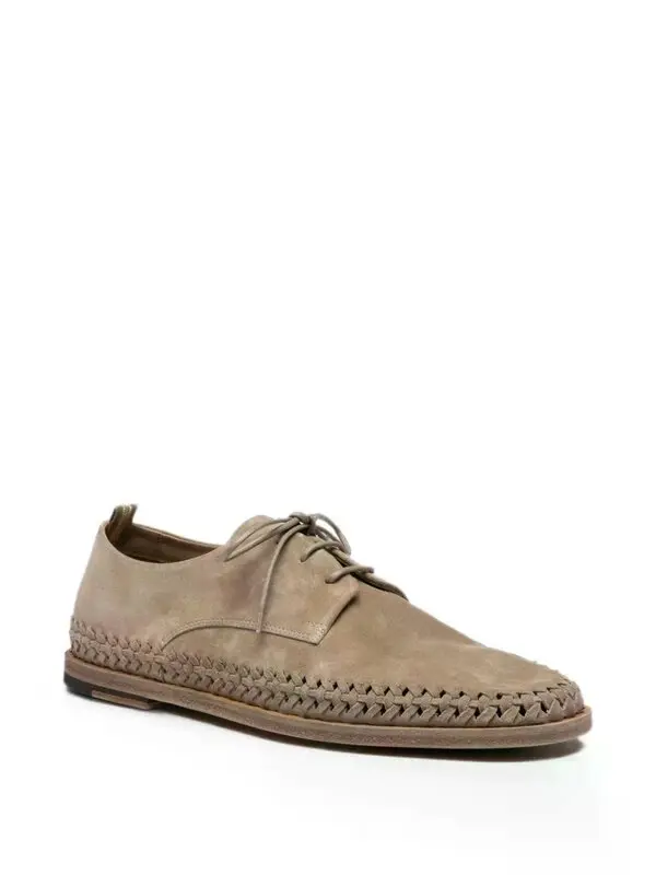 Officine Creative Miles Woven-trim Derby Shoes