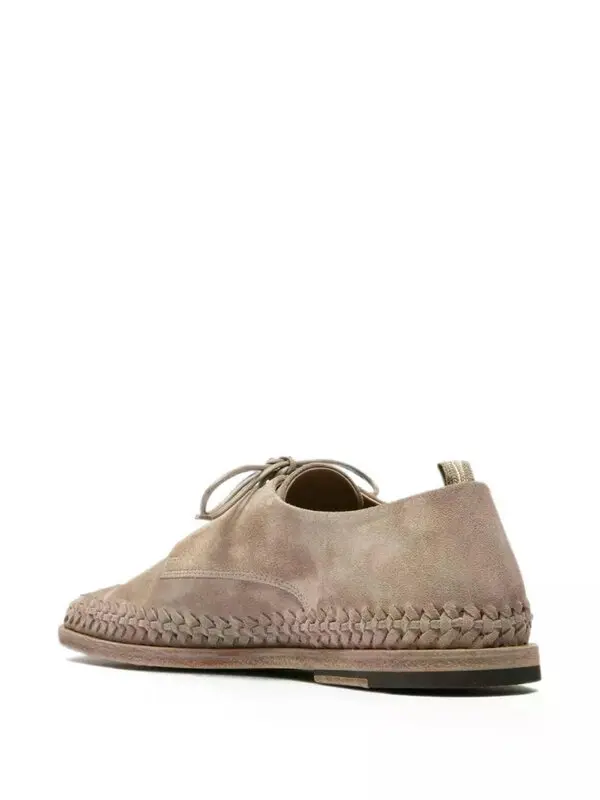 Officine Creative Miles Woven-trim Derby Shoes