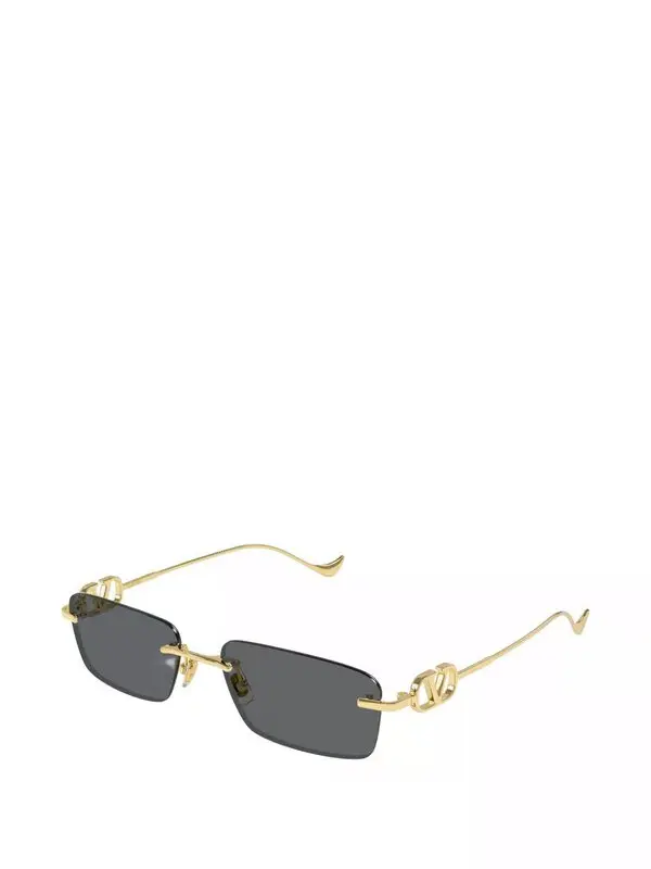 Valentino Garavani Vlogo Signature Rectangle-frame Sunglasses