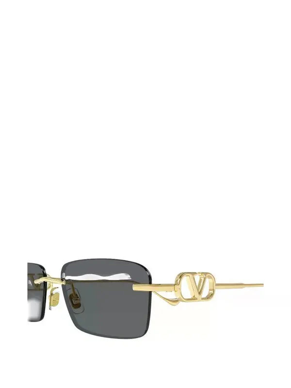 Valentino Garavani Vlogo Signature Rectangle-frame Sunglasses