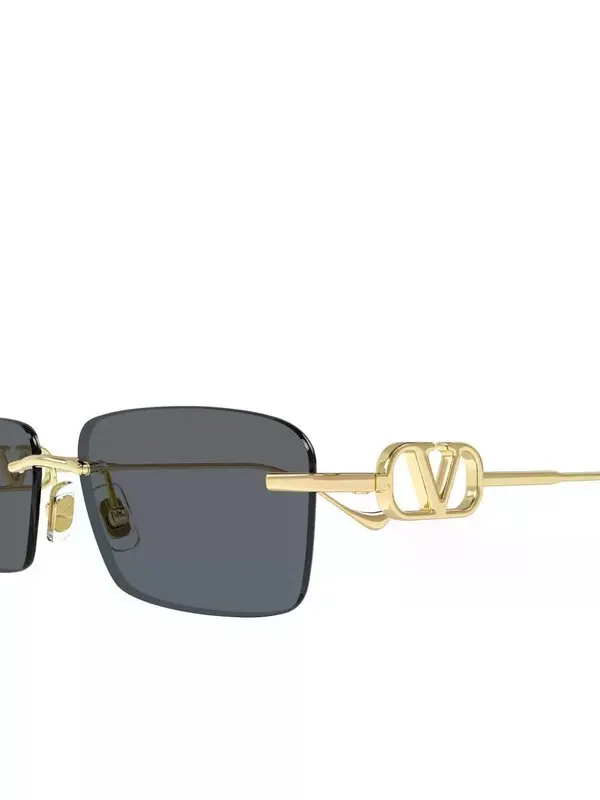 Valentino Garavani Vlogo Signature Rectangle-frame Sunglasses