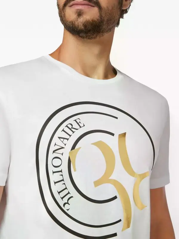 BILLIONAIRE Double B Logo-print T-shirt