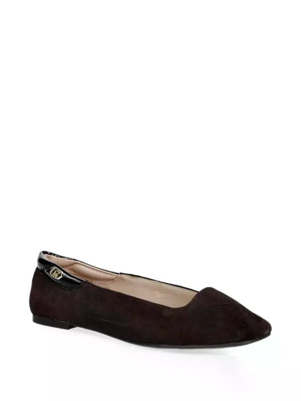 Liu Jo Logo-plaque Almond-toe Ballet Flats