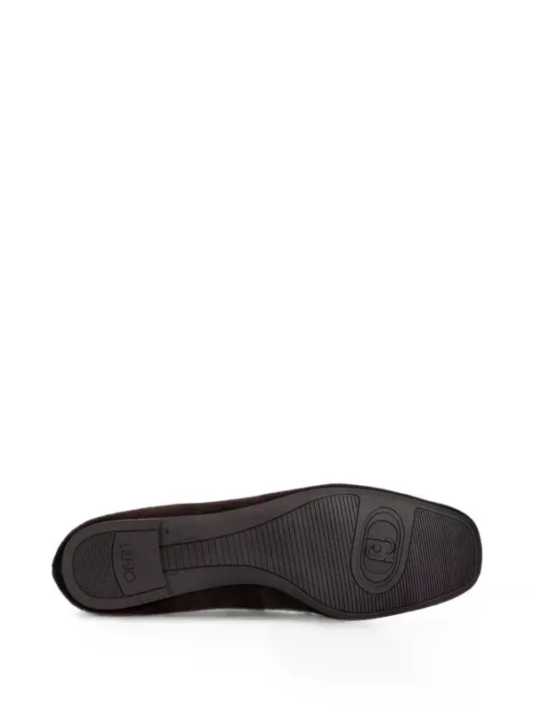Liu Jo Logo-plaque Almond-toe Ballet Flats